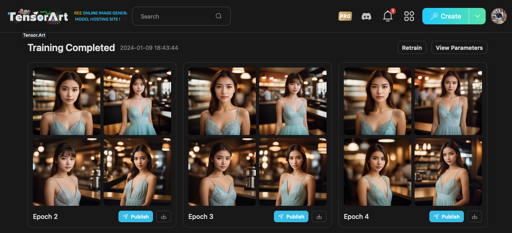 [TensorArt] Lora 訓練筆記